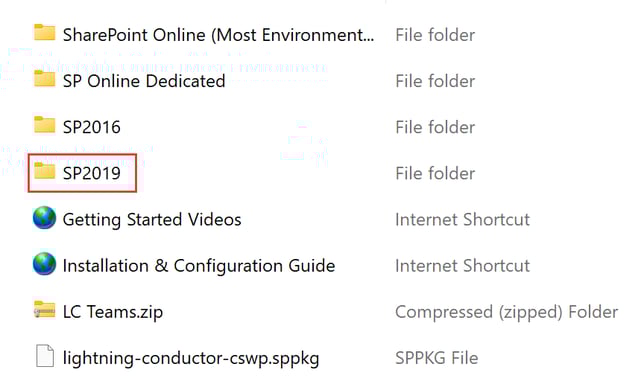 Install the Lightning Conductor SPFx app in SharePoint 2019