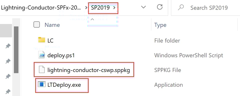 Install the Lightning Conductor SPFx app in SharePoint 2019