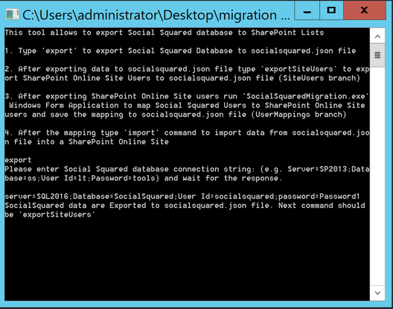 Migrate Social Squared from on-prem to online