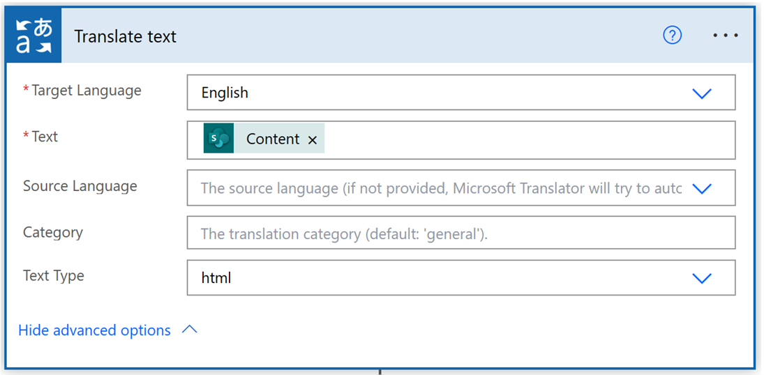 Use Power Automate to translate Social Squared forum posts